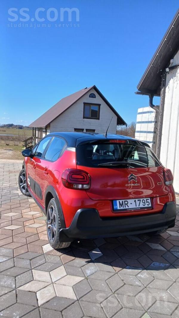 Red Citroen C3 2020 in Tukums, with an engine capacity of 1.20 L and mileage of 69 thousand km for 9950 €, photo 6 on AUTOMOTO.COM.LV