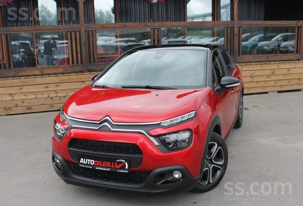 Red Citroen C3 2020 in Riga, with an engine capacity of 1.50 L and mileage of 0 thousand km for 8890 €, photo 1 on AUTOMOTO.COM.LV