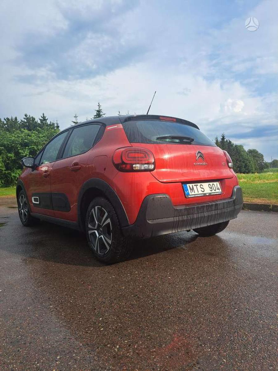 Red Citroen C3 2020 in Ukmerge, with an engine capacity of 1.20 L and mileage of 80 thousand km for 7350 €, photo 3 on AUTOMOTO.COM.LV