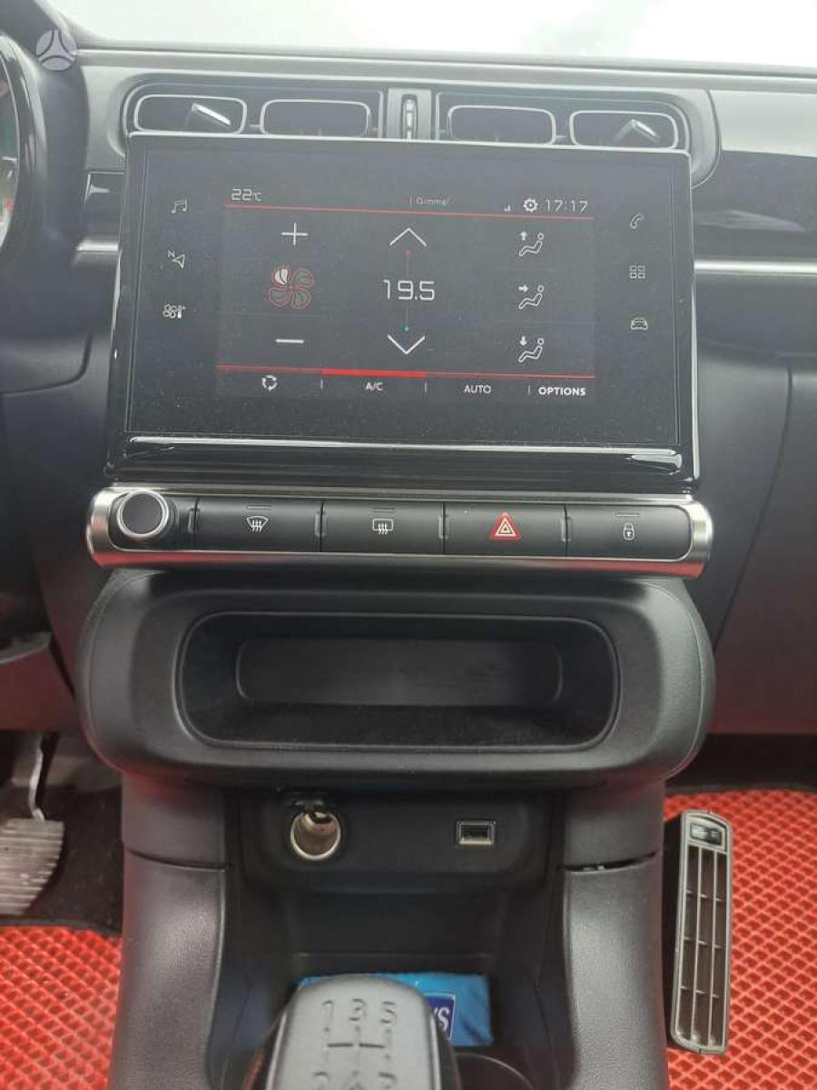 Red Citroen C3 2020 in Ukmerge, with an engine capacity of 1.20 L and mileage of 80 thousand km for 7350 €, photo 7 on AUTOMOTO.COM.LV
