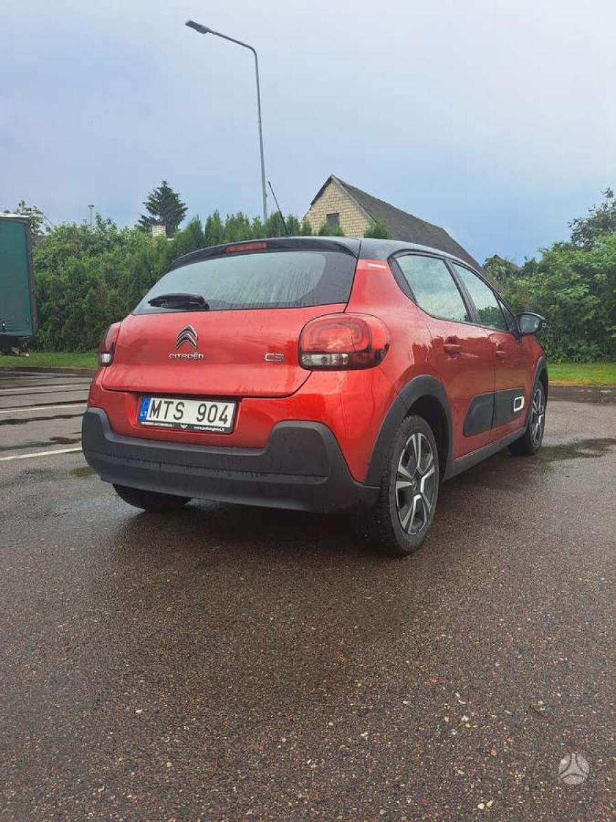 Red Citroen C3 2020 in Ukmerge, with an engine capacity of 1.20 L and mileage of 80 thousand km for 7350 €, photo 13 on AUTOMOTO.COM.LV