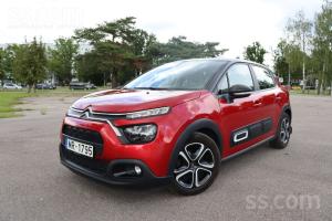 Sarkans Citroen C3 2020 Rīga, ar dzinēja tilpumu 1.20 L un nobraukumu 69 tūkst. km par 9990 €, foto  vietnē AUTOMOTO.COM.LV