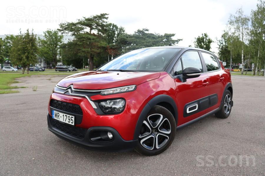 Red Citroen C3 2020 in Riga, with an engine capacity of 1.20 L and mileage of 69 thousand km for 9990 €, photo 1 on AUTOMOTO.COM.LV