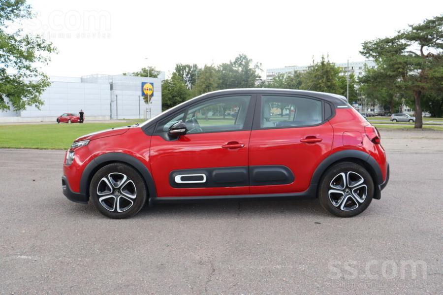 Red Citroen C3 2020 in Riga, with an engine capacity of 1.20 L and mileage of 69 thousand km for 9990 €, photo 4 on AUTOMOTO.COM.LV