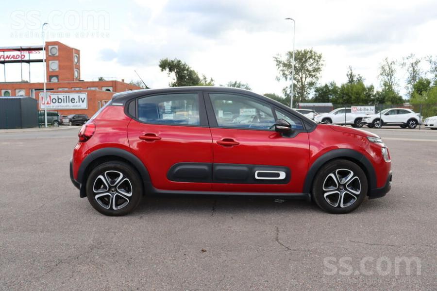Red Citroen C3 2020 in Riga, with an engine capacity of 1.20 L and mileage of 69 thousand km for 9990 €, photo 5 on AUTOMOTO.COM.LV