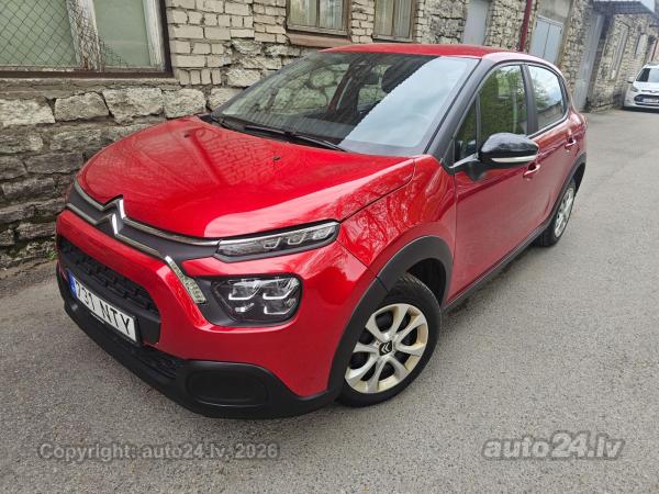 Sarkans Citroen C3 2021 Tallina, ar dzinēja tilpumu 1.20 L un nobraukumu 0 tūkst. km par 9499 €, foto 1 vietnē AUTOMOTO.COM.LV