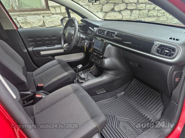 Sarkans Citroen C3 2021 Tallina, ar dzinēja tilpumu 1.20 L un nobraukumu 0 tūkst. km par 9499 €, foto 9 vietnē AUTOMOTO.COM.LV