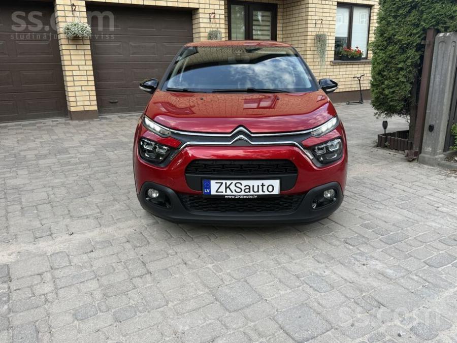 Красный Ситроен С3 2021 в Елгава, объемом двигателя 1.50 л и пробегом 105 тыс. км за 8500 €, фото 4 на AUTOMOTO.COM.LV