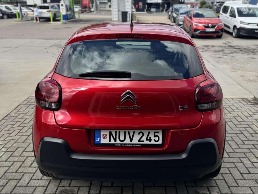 Sarkans Citroen C3 2021 Klaipėda, ar dzinēja tilpumu 1.20 L un nobraukumu 97 tūkst. km par 8300 €, foto 7 vietnē AUTOMOTO.COM.LV