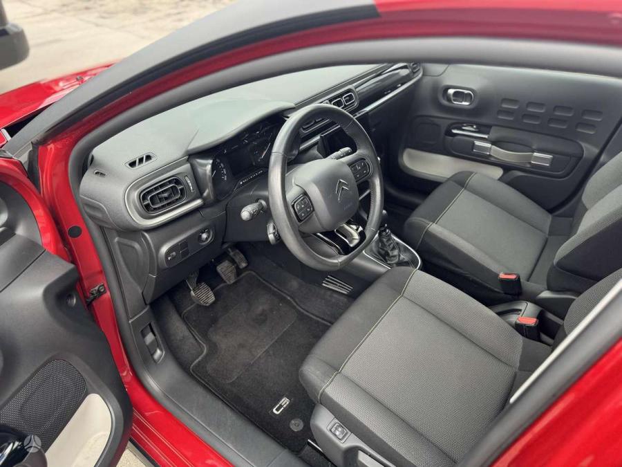 Sarkans Citroen C3 2021 Klaipėda, ar dzinēja tilpumu 1.20 L un nobraukumu 97 tūkst. km par 8300 €, foto 10 vietnē AUTOMOTO.COM.LV