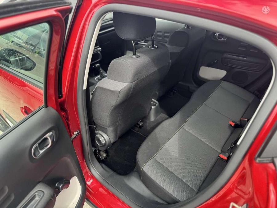 Sarkans Citroen C3 2021 Klaipėda, ar dzinēja tilpumu 1.20 L un nobraukumu 97 tūkst. km par 8300 €, foto 11 vietnē AUTOMOTO.COM.LV