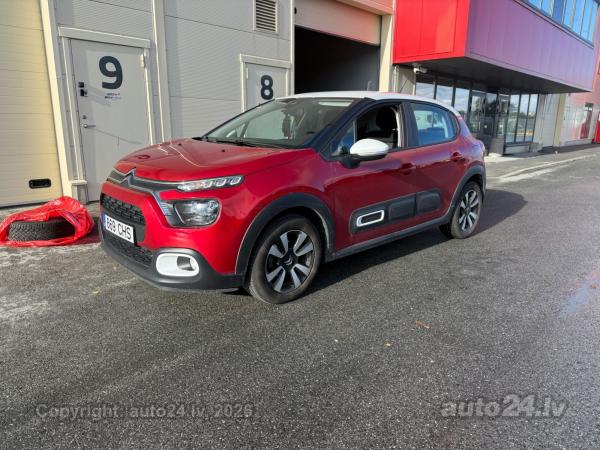Sarkans Citroen C3 2021 Tallina, ar dzinēja tilpumu 1.20 L un nobraukumu 38 tūkst. km par 9900 €, foto  vietnē AUTOMOTO.COM.LV