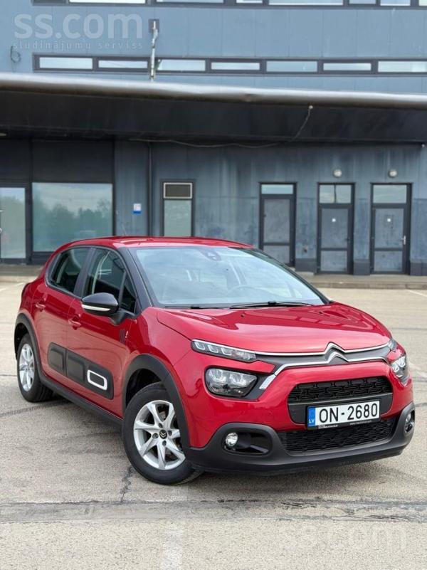 Sarkans Citroen C3 2023 Rīga, ar dzinēja tilpumu 1.20 L un nobraukumu 24 tūkst. km par 12450 €, foto 1 vietnē AUTOMOTO.COM.LV
