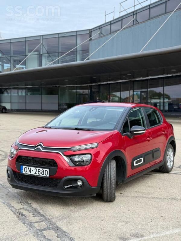 Sarkans Citroen C3 2023 Rīga, ar dzinēja tilpumu 1.20 L un nobraukumu 24 tūkst. km par 12450 €, foto 2 vietnē AUTOMOTO.COM.LV