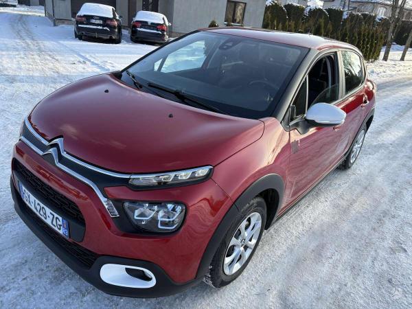 Red Citroen C3 2024 in Kelme, with an engine capacity of 1.20 L and mileage of 3 thousand km for 9750 €, photo 10 on AUTOMOTO.COM.LV