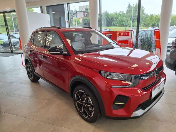 Red Citroen C3 2026 in Vilnius, with an engine capacity of 1.20 L and mileage of 0 thousand km for 24560 €, photo 3 on AUTOMOTO.COM.LV