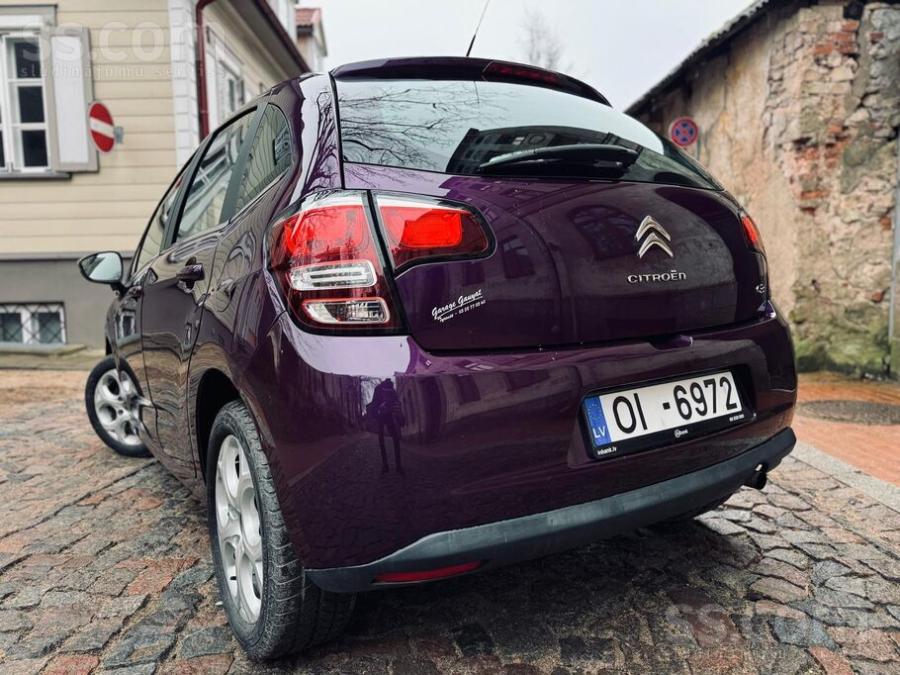 Violet Citroen C3 2016 in Cesis, with an engine capacity of 1.20 L and mileage of 0 thousand km for 5990 €, photo 8 on AUTOMOTO.COM.LV