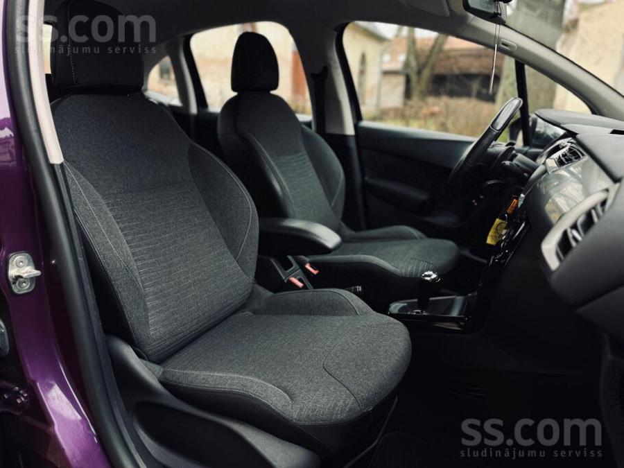 Violet Citroen C3 2016 in Cesis, with an engine capacity of 1.20 L and mileage of 0 thousand km for 5990 €, photo 13 on AUTOMOTO.COM.LV
