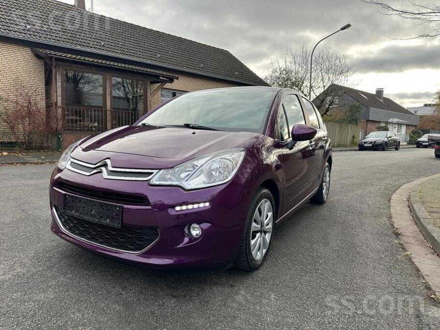Violet Citroen C3 2017 in Ogre, with an engine capacity of 1.40 L and mileage of 87 thousand km for 5995 €, photo 2 on AUTOMOTO.COM.LV