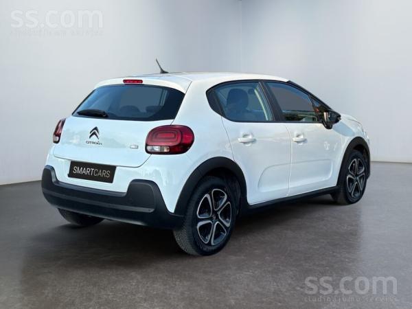 White Citroen C3 2021 in Riga, with an engine capacity of 1.20 L and mileage of 76 thousand km for 9220 €, photo 6 on AUTOMOTO.COM.LV