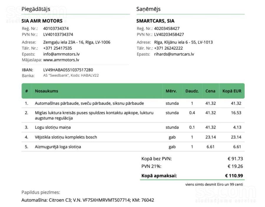 Balts Citroen C3 2021 Rīga, ar dzinēja tilpumu 1.20 L un nobraukumu 76 tūkst. km par 9220 €, foto 23 vietnē AUTOMOTO.COM.LV