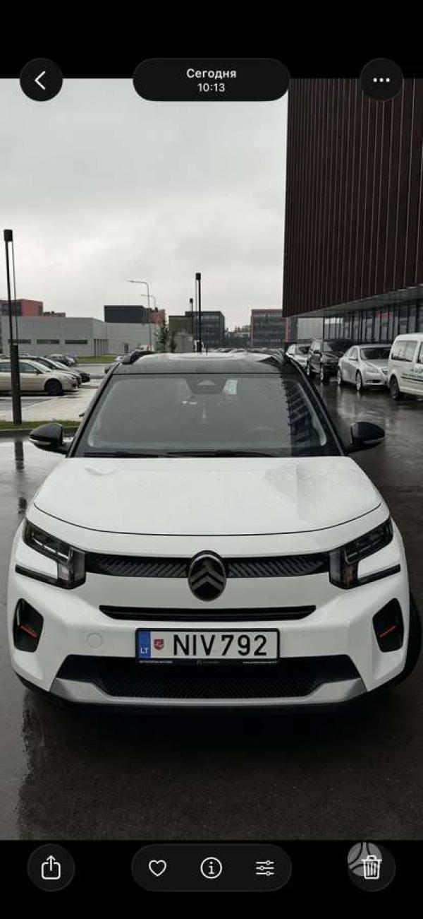 White Citroen C3 2025 in Kaunas, with an engine capacity of 1.20 L and mileage of 17 thousand km for 14500 €, photo 1 on AUTOMOTO.COM.LV