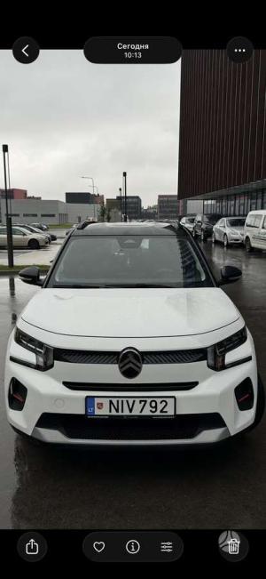 White Citroen C3 2025 in Kaunas, with an engine capacity of 1.20 L and mileage of 17 thousand km for 14500 €, photo  on AUTOMOTO.COM.LV