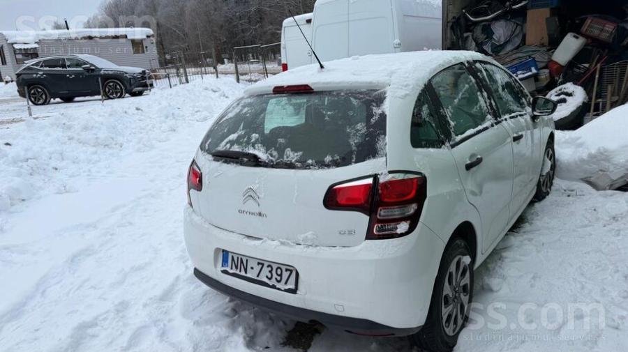 Balts Citroen C3 2016 Rīga, ar dzinēja tilpumu 1.20 L un nobraukumu 169 tūkst. km par 4150 €, foto 3 vietnē AUTOMOTO.COM.LV