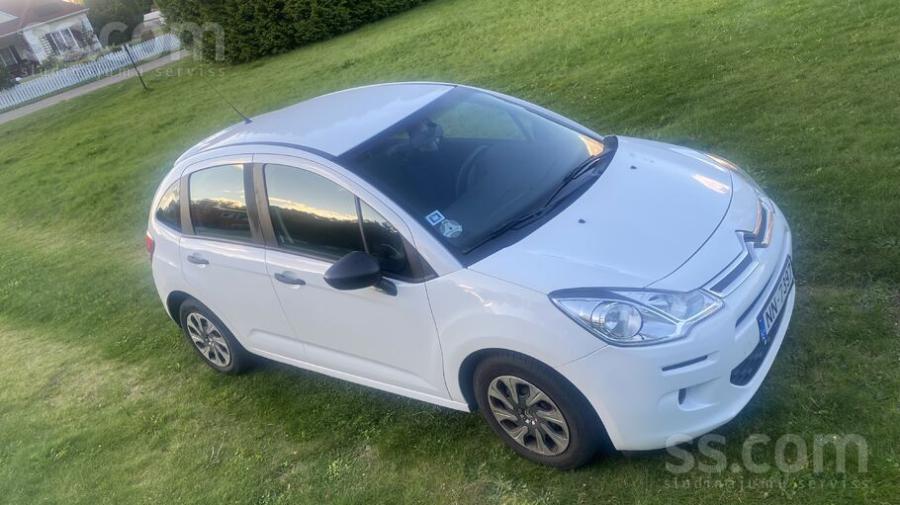 White Citroen C3 2016 in Riga, with an engine capacity of 1.00 L and mileage of 0 thousand km for 2999 €, photo 8 on AUTOMOTO.COM.LV