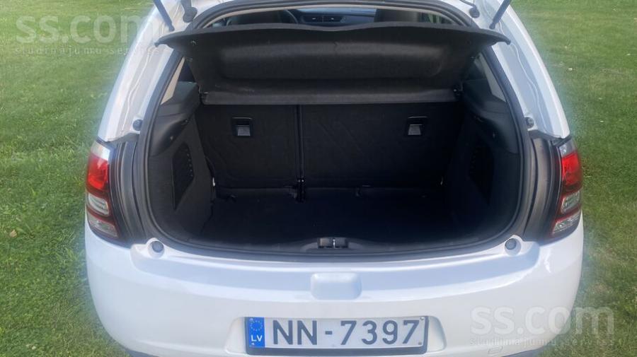 White Citroen C3 2016 in Riga, with an engine capacity of 1.00 L and mileage of 0 thousand km for 2999 €, photo 14 on AUTOMOTO.COM.LV