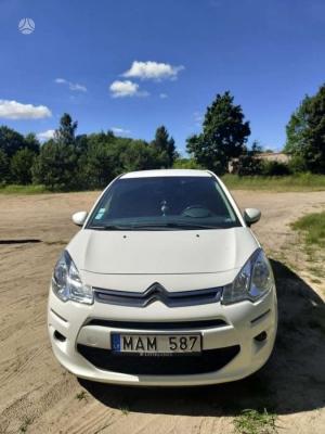 White Citroen C3 2016 in Silute, with an engine capacity of 1.56 L and mileage of 106 thousand km for 4300 €, photo 6 on AUTOMOTO.COM.LV
