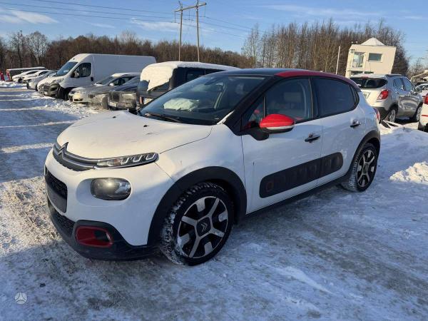 White Citroen C3 2017 in Siauliai, with an engine capacity of 1.20 L and mileage of 46 thousand km for 3800 €, photo 1 on AUTOMOTO.COM.LV