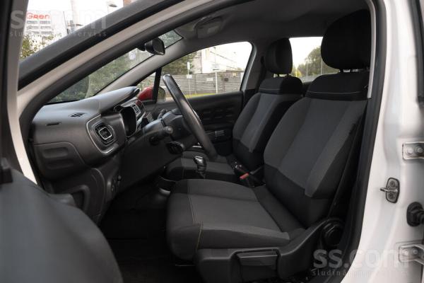White Citroen C3 2017 in Jelgava, with an engine capacity of 1.20 L and mileage of 0 thousand km for 6390 €, photo 6 on AUTOMOTO.COM.LV