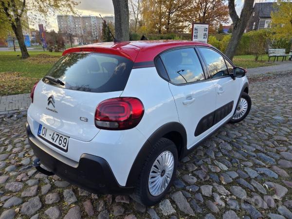 White Citroen C3 2018 in Jelgava, with an engine capacity of 1.20 L and mileage of 0 thousand km for 6300 €, photo 4 on AUTOMOTO.COM.LV