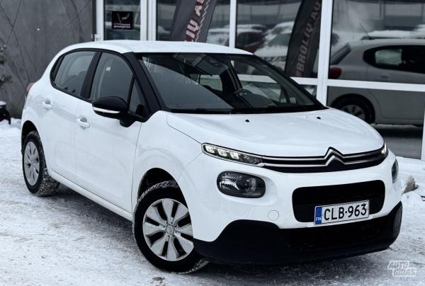 White Citroen C3 2018 in Radviliskis, with an engine capacity of 1.20 L and mileage of 87 thousand km for 5695 €, photo 2 on AUTOMOTO.COM.LV