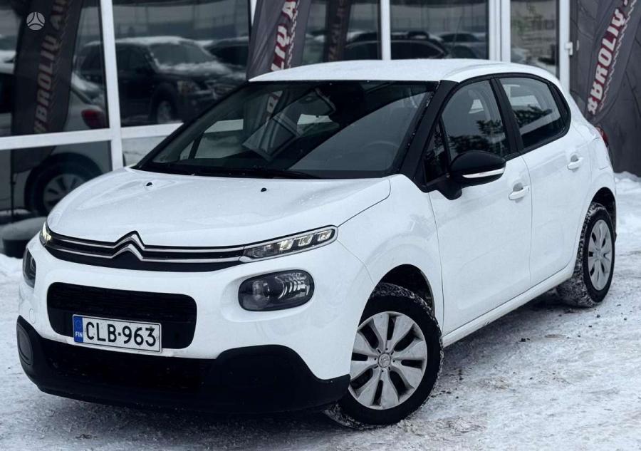 Balts Citroen C3 2018 Radviliškis, ar dzinēja tilpumu 1.20 L un nobraukumu 87 tūkst. km par 5695 €, foto 1 vietnē AUTOMOTO.COM.LV