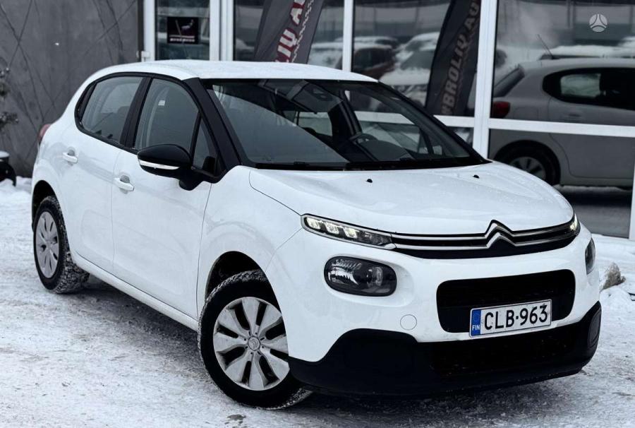 Balts Citroen C3 2018 Radviliškis, ar dzinēja tilpumu 1.20 L un nobraukumu 87 tūkst. km par 5695 €, foto 2 vietnē AUTOMOTO.COM.LV