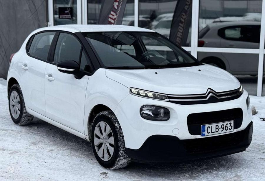 Balts Citroen C3 2018 Radviliškis, ar dzinēja tilpumu 1.20 L un nobraukumu 87 tūkst. km par 5695 €, foto 4 vietnē AUTOMOTO.COM.LV