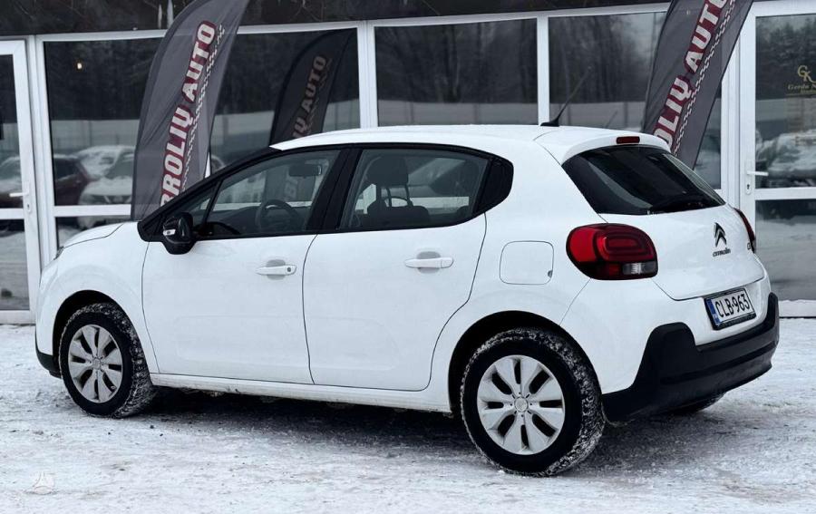 Balts Citroen C3 2018 Radviliškis, ar dzinēja tilpumu 1.20 L un nobraukumu 87 tūkst. km par 5695 €, foto 7 vietnē AUTOMOTO.COM.LV