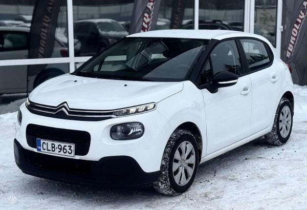 White Citroen C3 2018 in Radviliskis, with an engine capacity of 1.20 L and mileage of 87 thousand km for 5695 €, photo 3 on AUTOMOTO.COM.LV