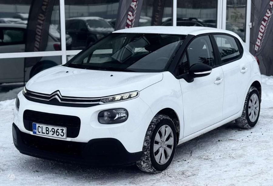 White Citroen C3 2018 in Radviliskis, with an engine capacity of 1.20 L and mileage of 87 thousand km for 5695 €, photo 3 on AUTOMOTO.COM.LV