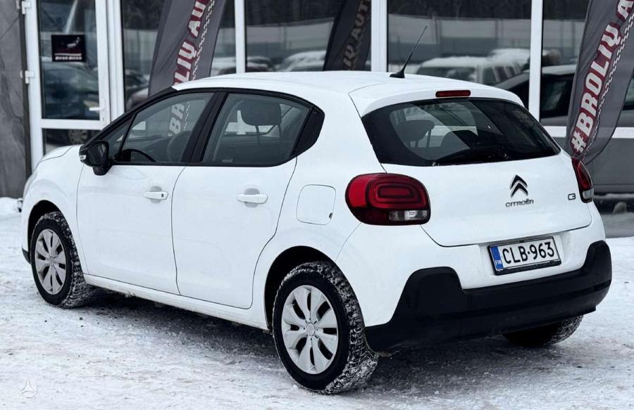 White Citroen C3 2018 in Radviliskis, with an engine capacity of 1.20 L and mileage of 87 thousand km for 5695 €, photo 11 on AUTOMOTO.COM.LV
