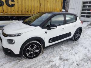 White Citroen C3 2018 in Taurage, with an engine capacity of 1.20 L and mileage of 113 thousand km for 4600 €, photo 2 on AUTOMOTO.COM.LV