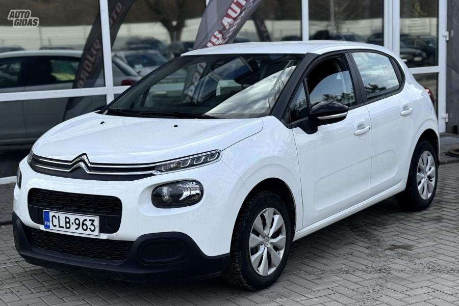 Balts Citroen C3 2018 Radviliškis, ar dzinēja tilpumu 1.20 L un nobraukumu 87 tūkst. km par 5695 €, foto 3 vietnē AUTOMOTO.COM.LV