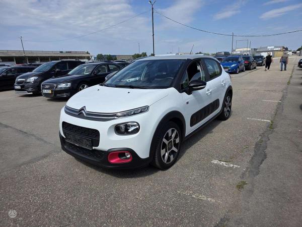 White Citroen C3 2018 in Siauliai, with an engine capacity of 1.20 L and mileage of 130 thousand km for 5900 €, photo 2 on AUTOMOTO.COM.LV