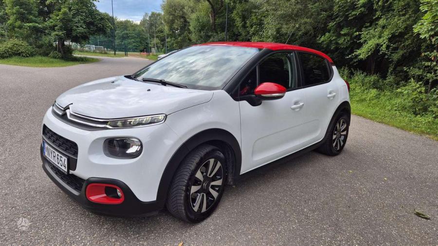 Balts Citroen C3 2018 Viļņa, ar dzinēja tilpumu 1.20 L un nobraukumu 93 tūkst. km par 6000 €, foto 1 vietnē AUTOMOTO.COM.LV