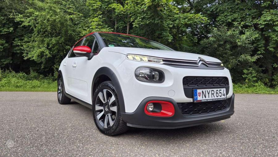 Balts Citroen C3 2018 Viļņa, ar dzinēja tilpumu 1.20 L un nobraukumu 93 tūkst. km par 6000 €, foto 5 vietnē AUTOMOTO.COM.LV