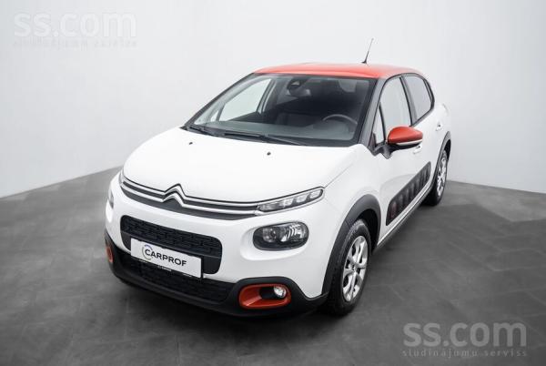 White Citroen C3 2018 in Tallinn, with an engine capacity of 1.20 L and mileage of 110 thousand km for 9998 €, photo 1 on AUTOMOTO.COM.LV