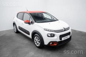 White Citroen C3 2018 in Tallinn, with an engine capacity of 1.20 L and mileage of 110 thousand km for 9998 €, photo 6 on AUTOMOTO.COM.LV