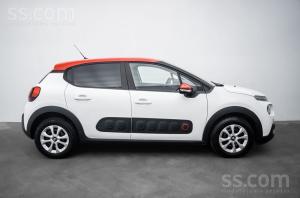 White Citroen C3 2018 in Tallinn, with an engine capacity of 1.20 L and mileage of 110 thousand km for 9998 €, photo 7 on AUTOMOTO.COM.LV